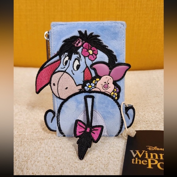 Disney | Accessories | Nwt Disney Winnie The Pooh Blue And Pink Wallet ...